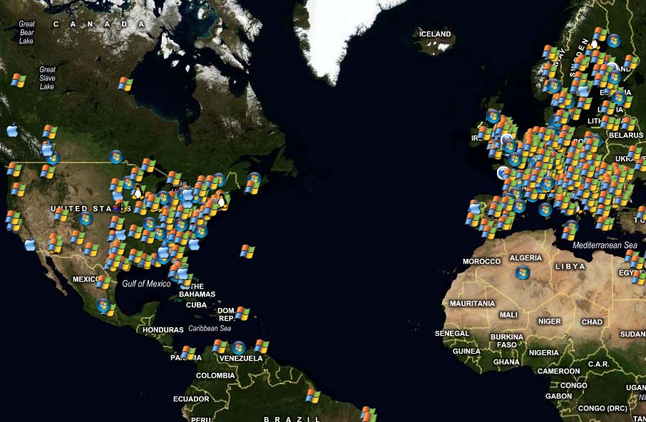 NPT V3.2 Screenshot - On the Map.